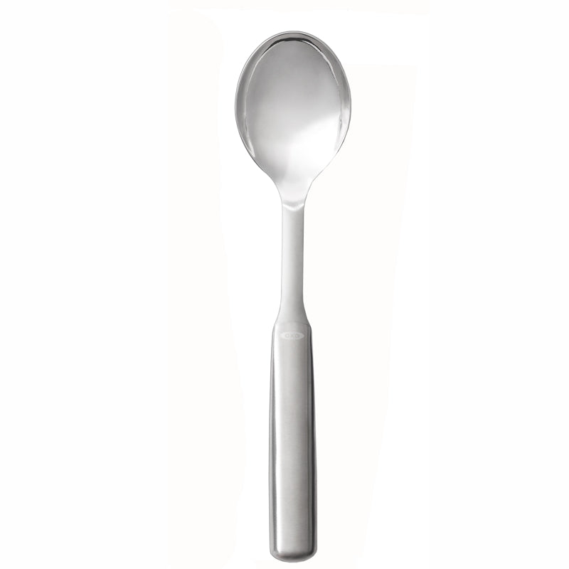 Steel - Solid Serving Spoon – Grace In The kitchen
